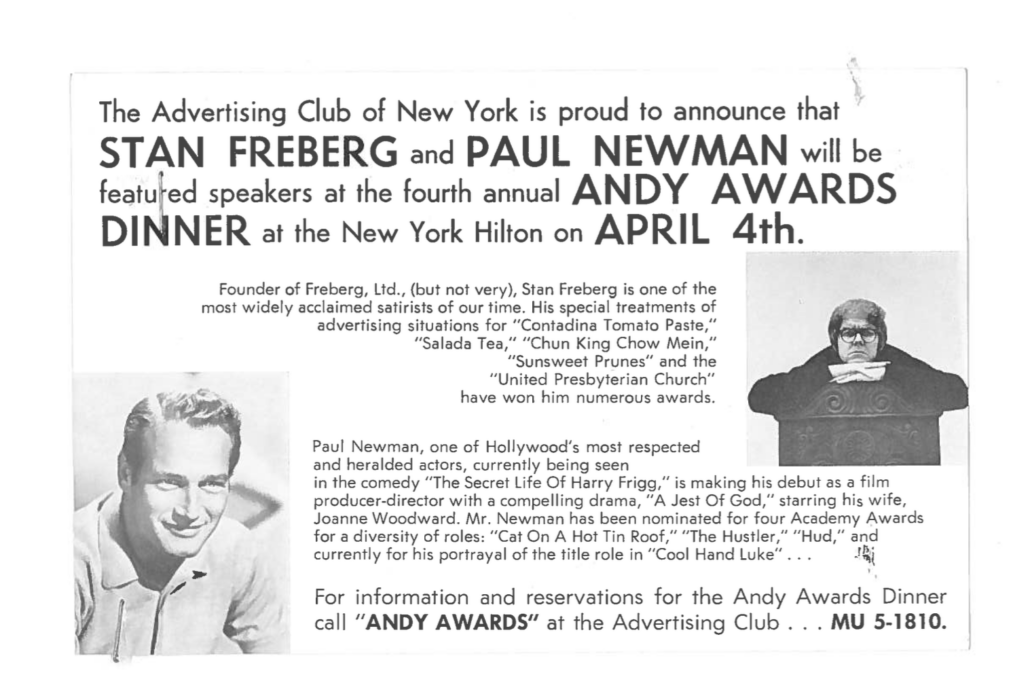 ANDY AWARDS CELEBRATION - ANDY Awards